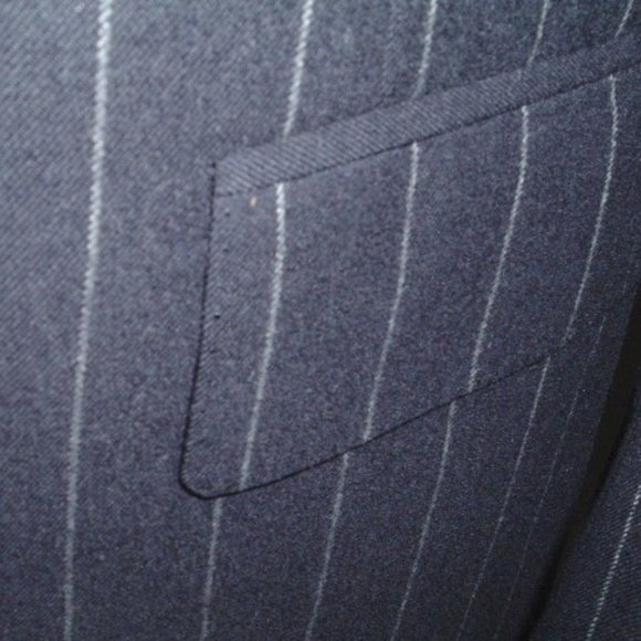 h huntsman | Suits & Blazers | H Huntsman Sons Navy Stripes 2 Button ...